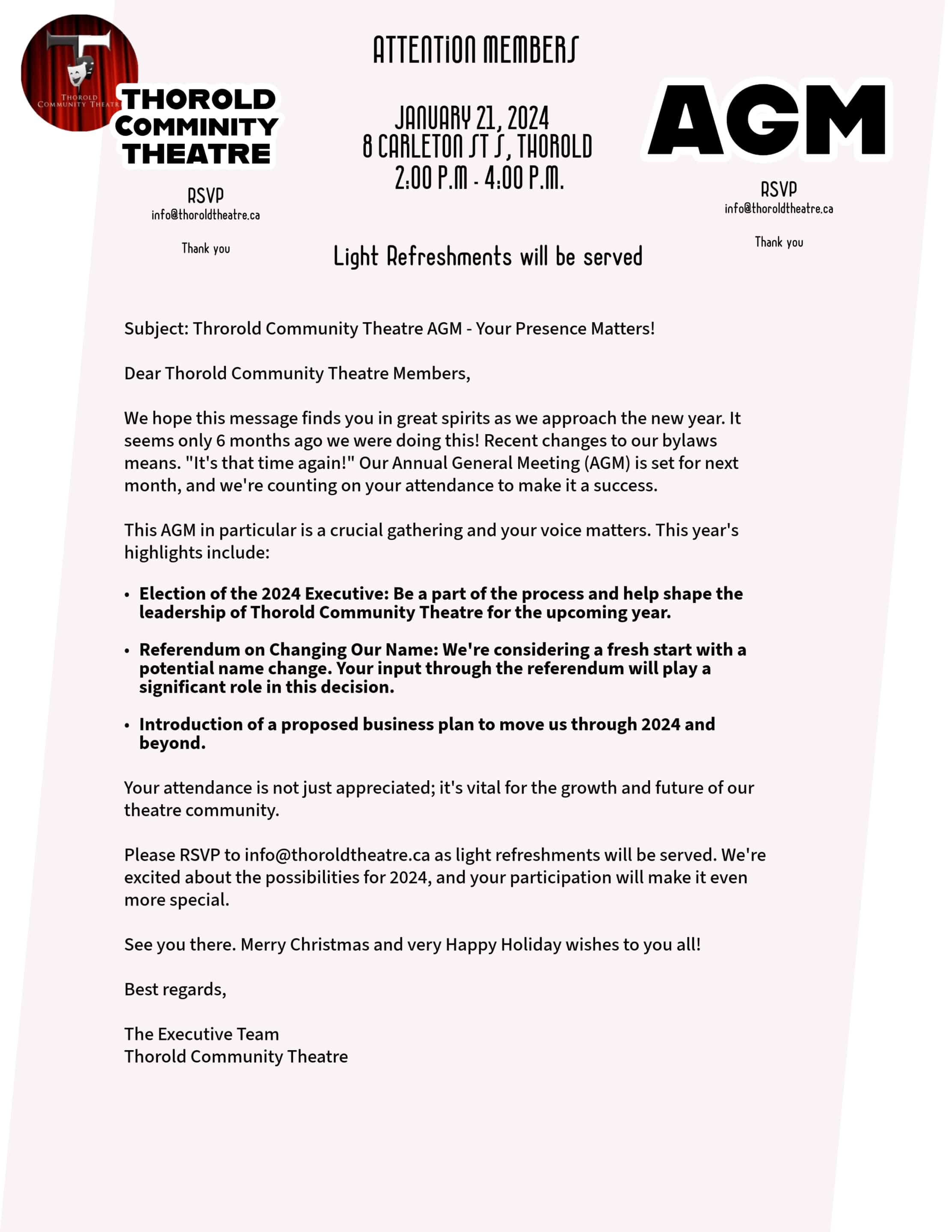 Thorold Community Theatre